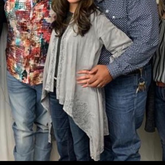 Andree | Tops | Andree Small Western Embroidered Kimonoduster | Poshmark